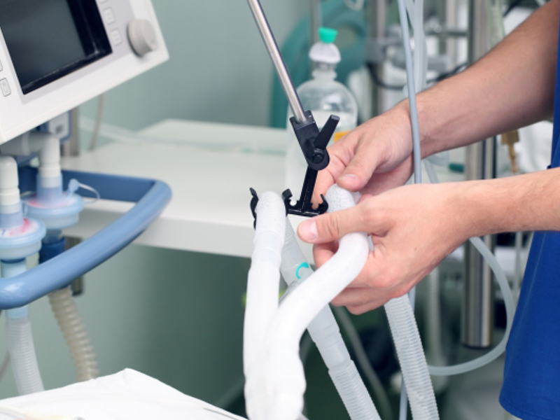 What is causing the high airway pressure alarms on the ventilator ...